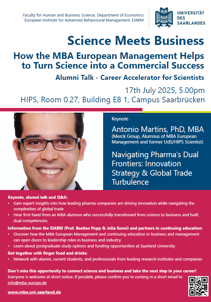Science Meets Business How the MBA European Management Helps to Turn ...